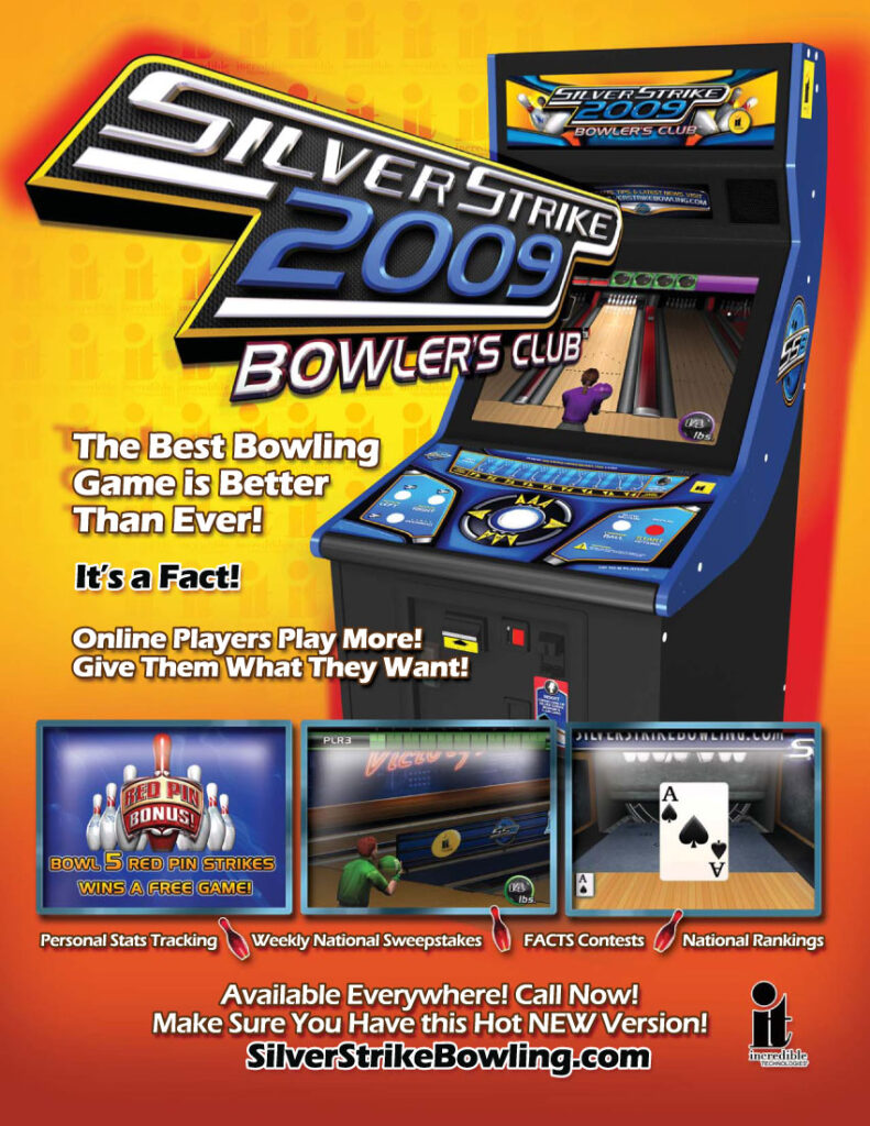 Silver Strike Bowling '09 Arcade Game For Sale