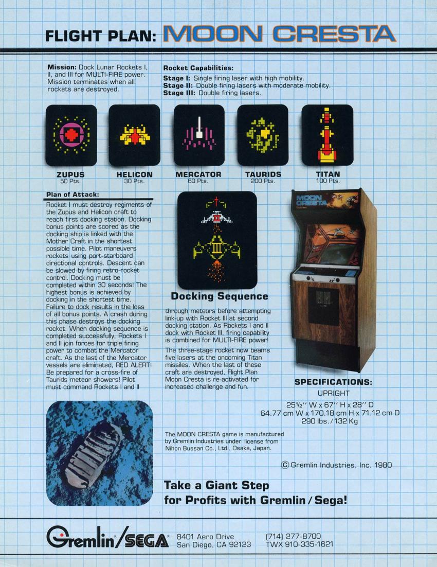 Moon Cresta - Vintage Arcade Superstore