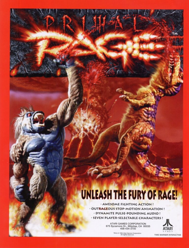 Primal Rage Arcade Game | Vintage Arcade Superstore