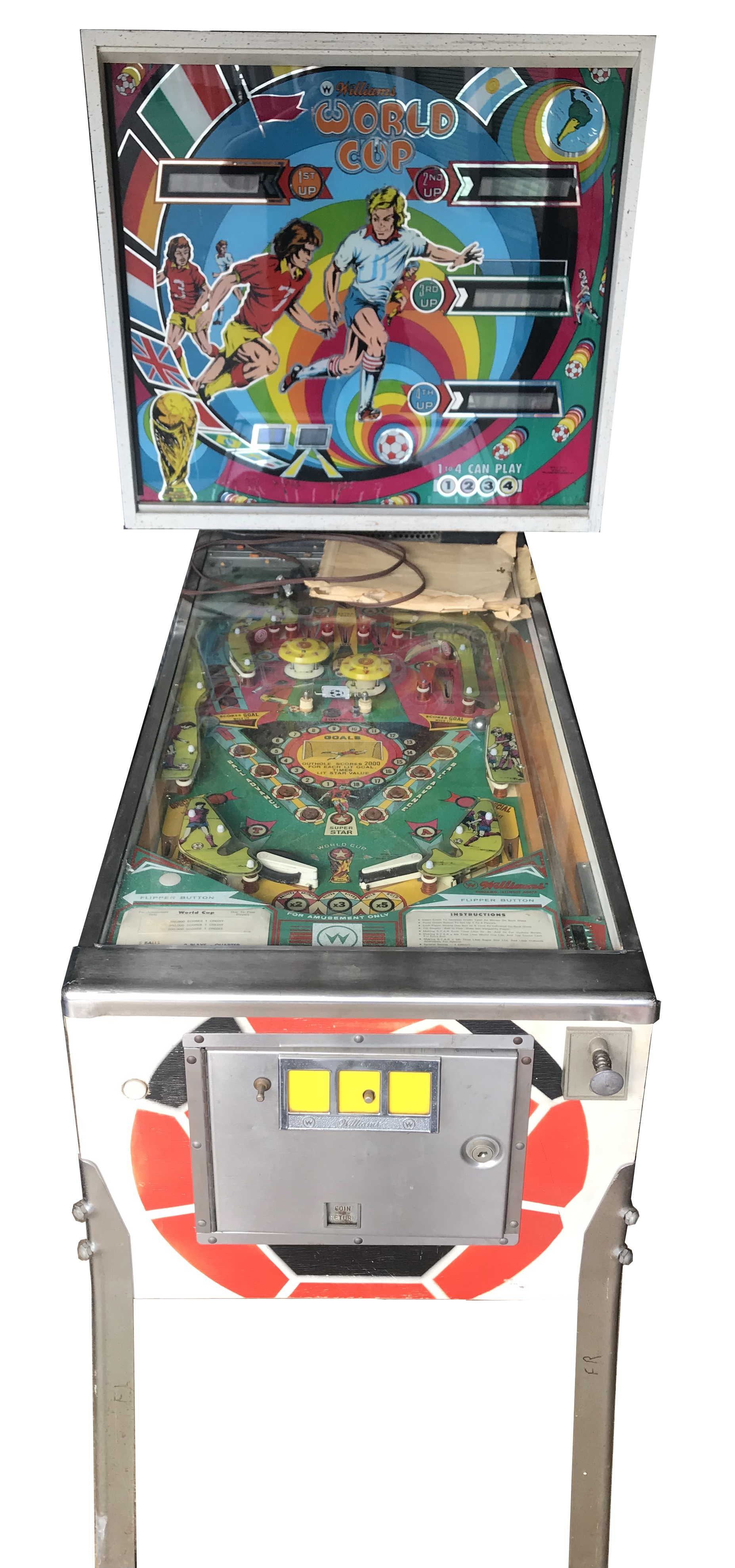 World Cup Pinball Machine | Vintage Arcade Superstore