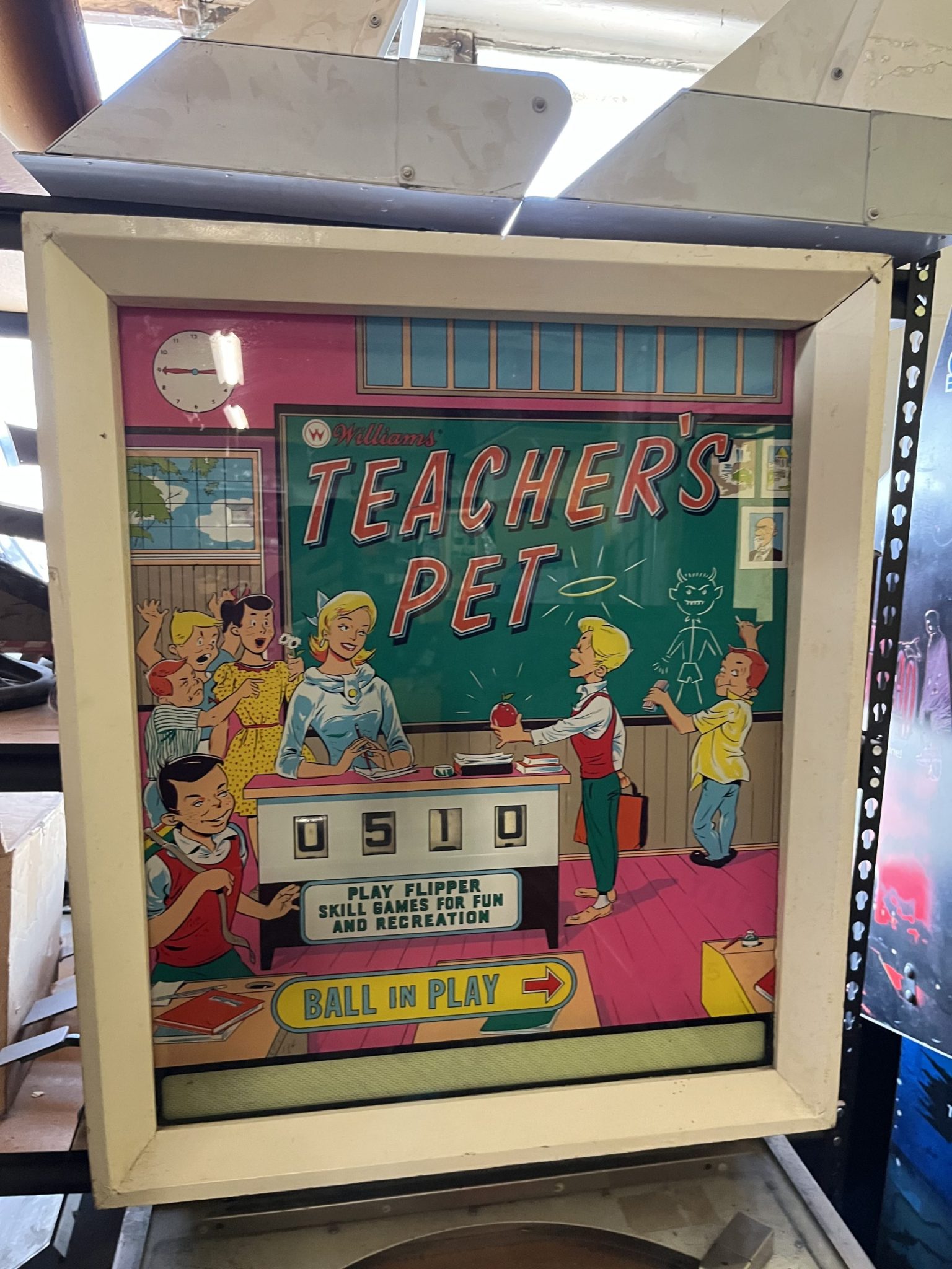 Teacher's Pet Pinball Machine For Sale