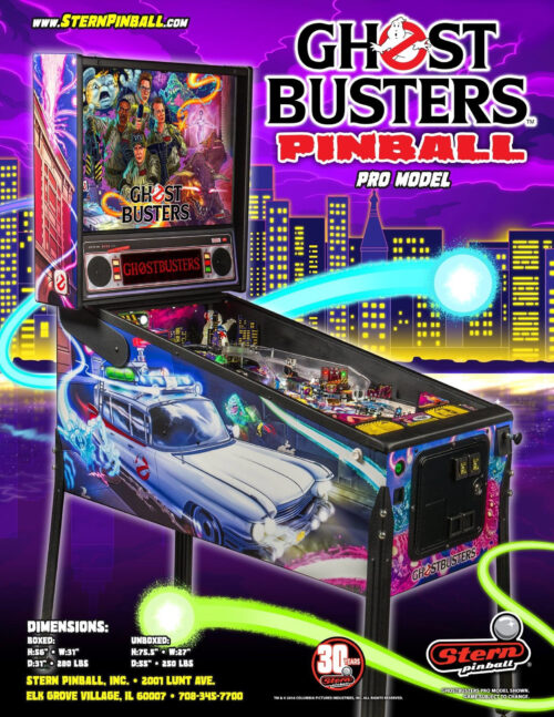 Ghostbusters Pro Pinball Machine For Sale